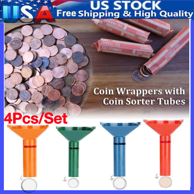 Coin & Change Sorting - Coin Counting Tubes