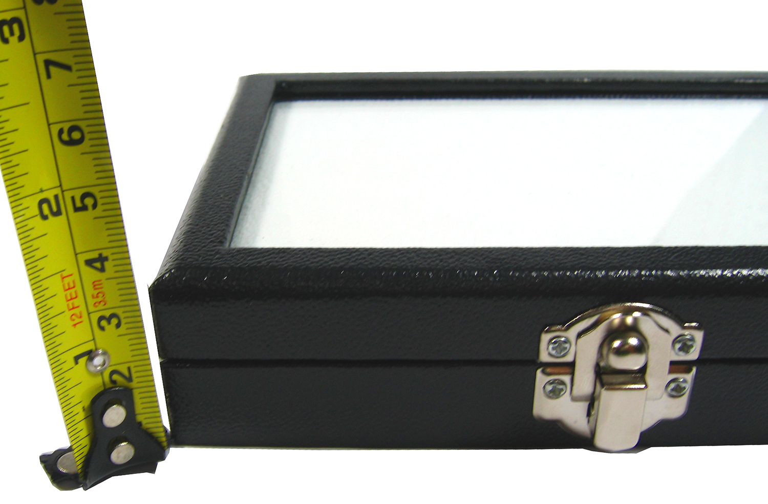 HIGH GRADE TOP GLASS DISPLAY BOX 10x15 CM SHOW CASE JEWELRY GEMS STONE ...