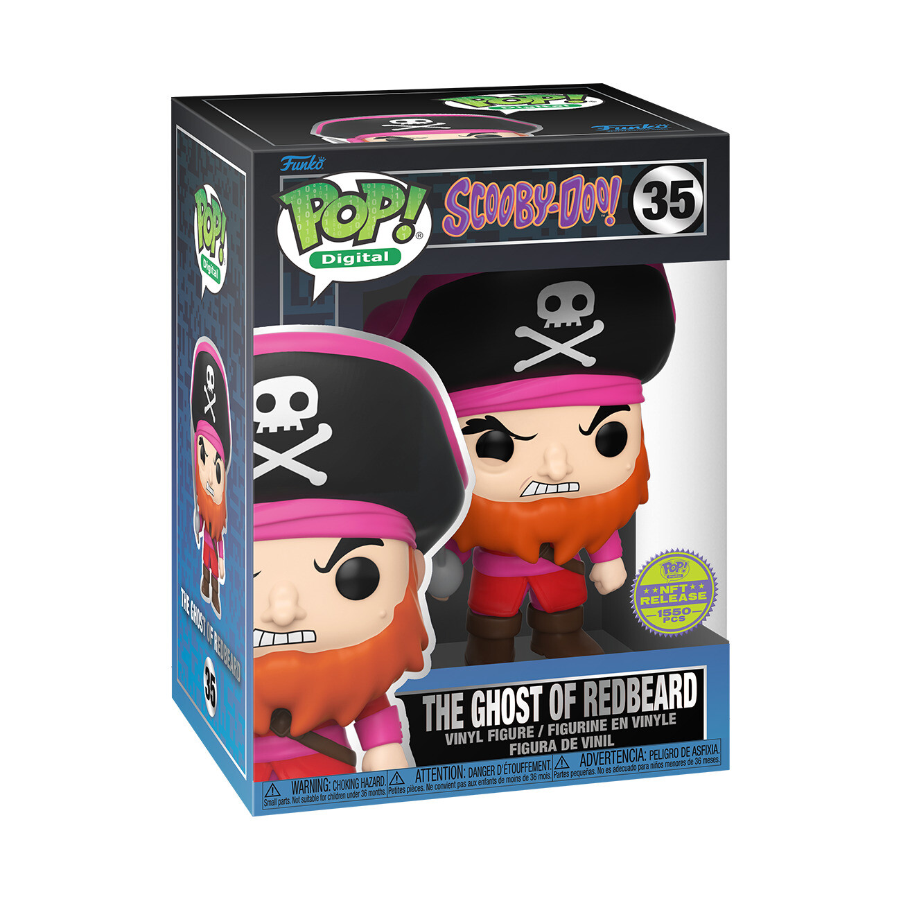 Funko NFT Pop! Vinyl: Scooby-Doo - The Ghost of Redbeard (Digital Pop ...