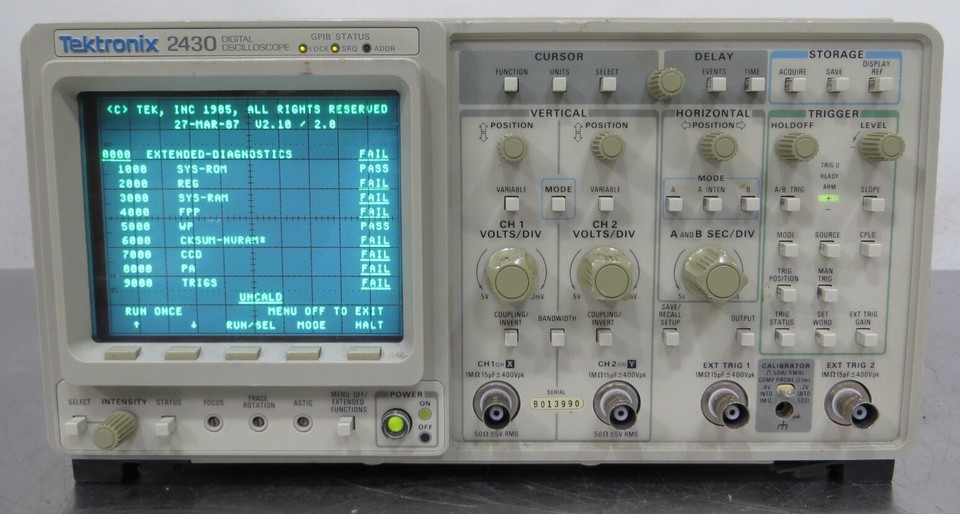 T196055 Tektronix 2430 Digital Oscilloscope 150 MHz 2 Channel | eBay