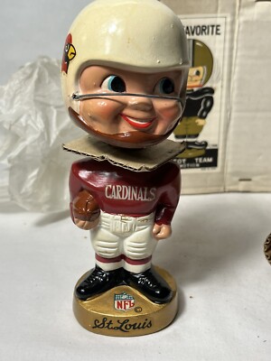 Vtg St. Louis Cardinals bobble head original box 60s Nos | eBay
