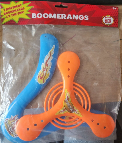 Outdoor Boomerang Yard Fun Plastic Boomerang Set of 2 - NEW | eBay