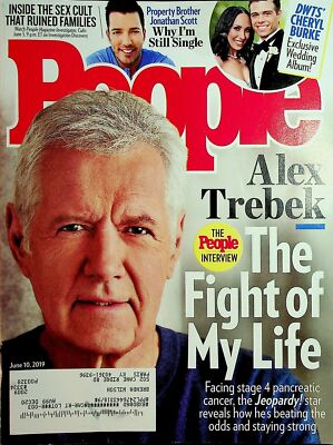 People Magazine June 10, 2019 Alex Trebek The Fight of My Life | eBay