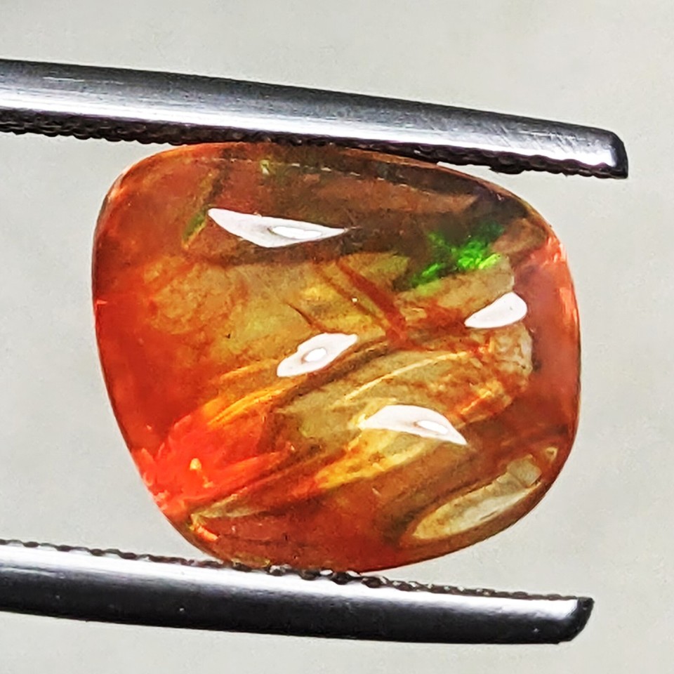 5.29CT EXCELLENT LUSTER BEAUTIFUL NATURAL MEXICAN FIRE OPAL LOOSE GEMS ...