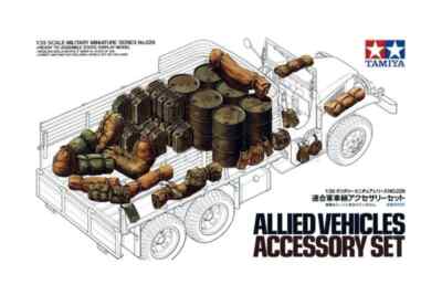 Tamiya Military Miniatures 1/35 Allied Vehicles Accessory Set 35229 ...
