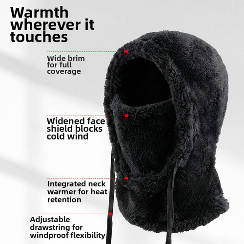 Winter Balaclava Thermal Face Mask Four-in-One Design Ultra-soft Warm ...