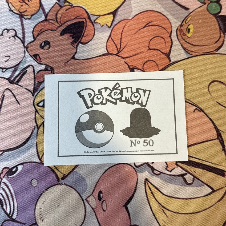 Diglett #050 - 2022 Pokemon Indigo League Sticker Set (Peru) | eBay