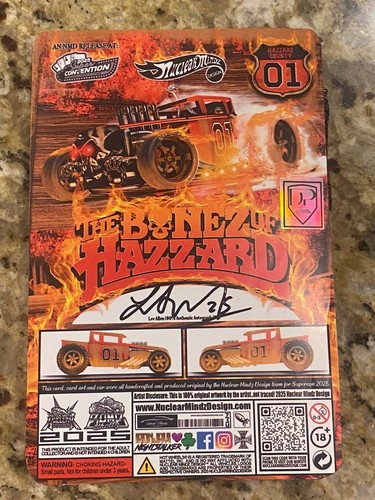 Nuclear Mindz Lee Allen Custom Hotwheels Dukes of Hazzard limited 4-car ...