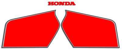 HONDA 1985 CB700SC CB700 UPPER FAIRING RED MODEL DECALS GRAPHICS | eBay