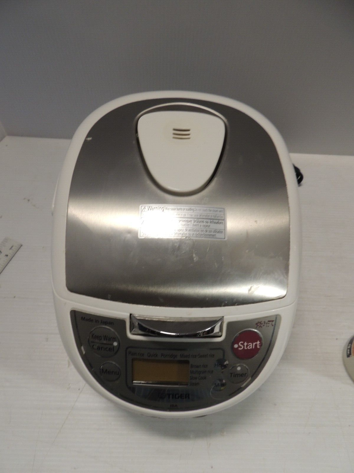 Tiger JBA-T10U Rice Cooker Warmer Steamer 5.5 Cup 9 Settings 3-1 Japan ...