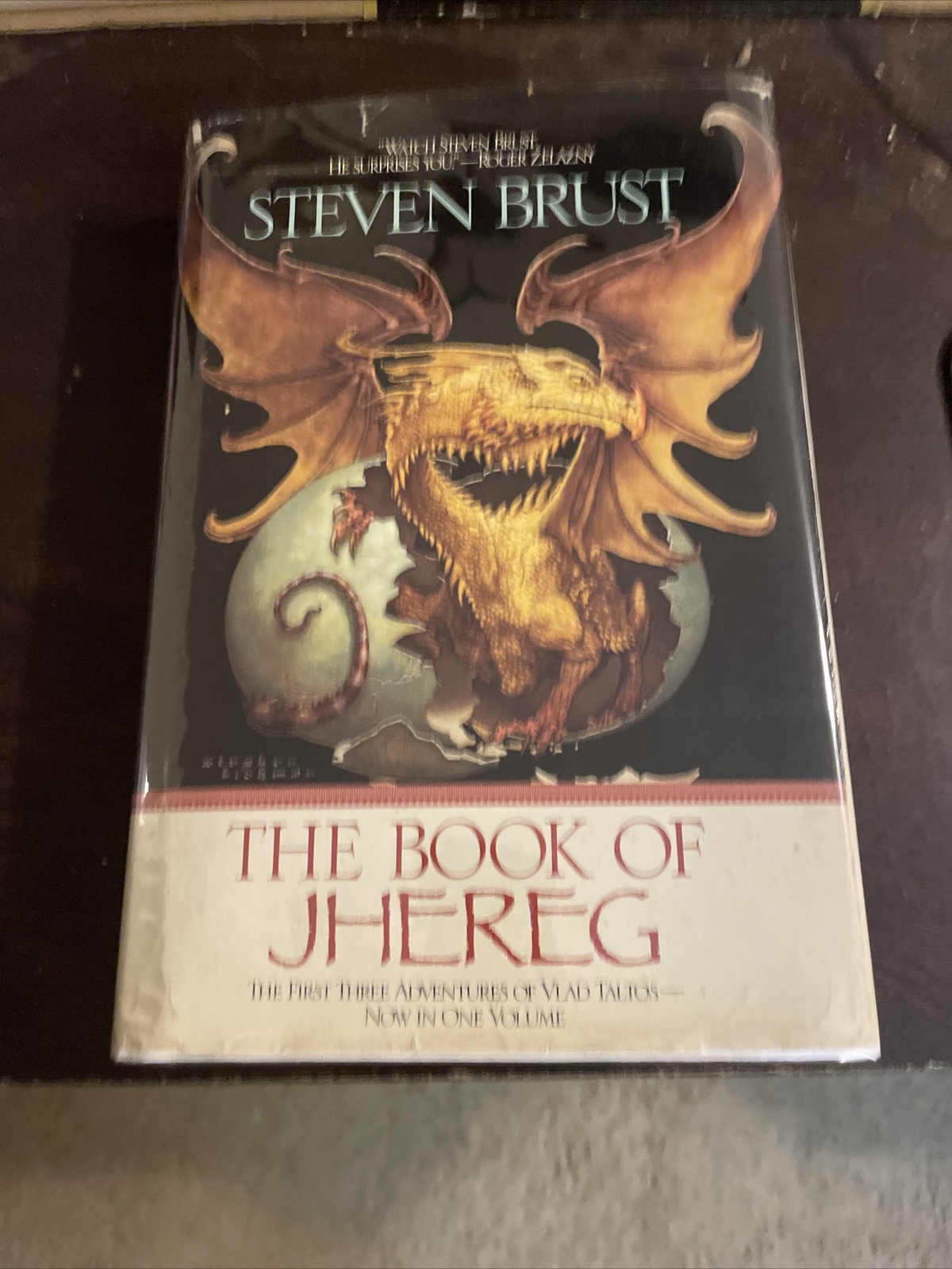 The Book of Jhereg by Steven Brust Hardcover First Three Vlad Taltos ...