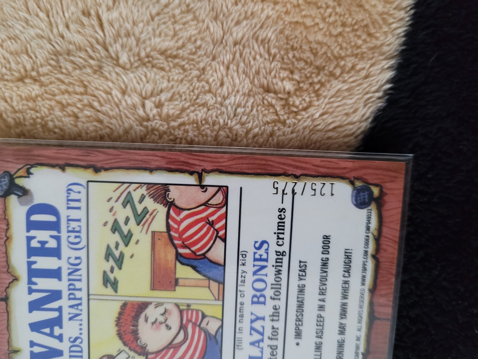 Garbage Pail Kids GPK Trading Card Chrome Yellow Wave Shorned Sean 161a ...