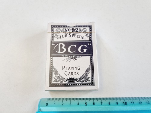 Cards For Game Bcg Club Special No. 92 Poker Original Vintage Playing ...