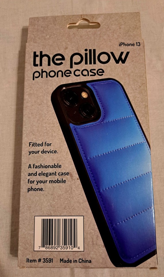 The Pillow Puffer Phone Case Apple iPhone 13-Red | eBay