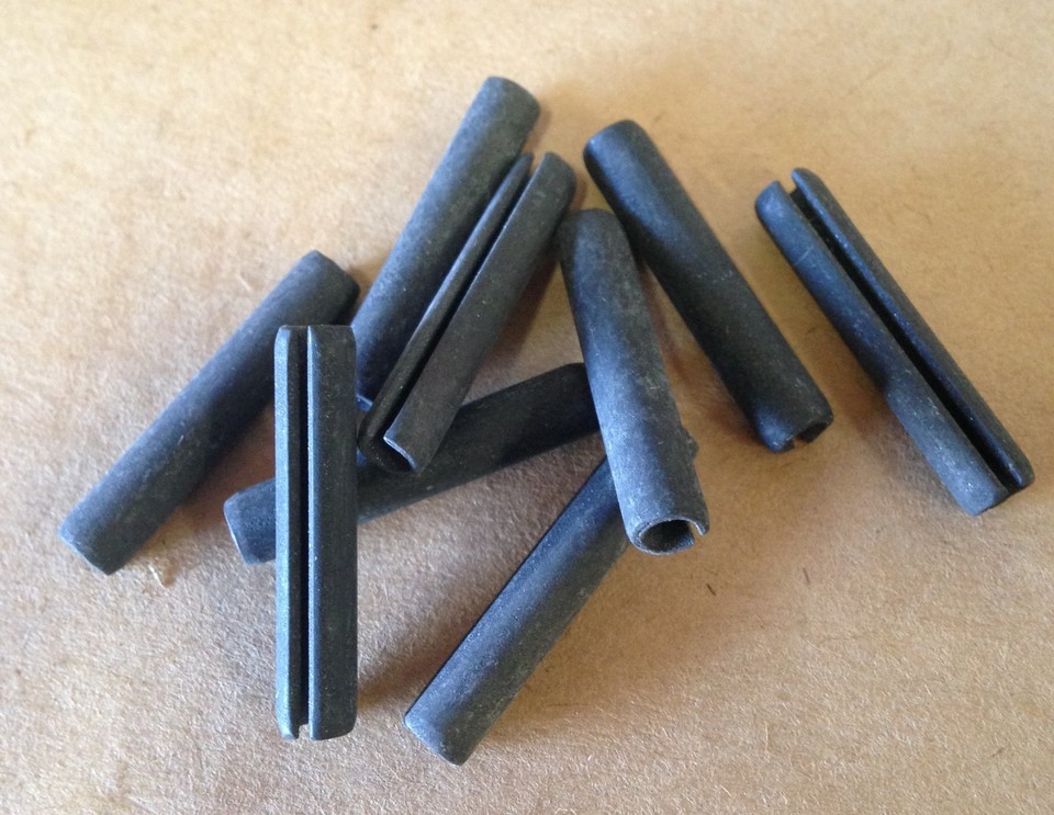 10 ea Mil. Spec, 3/16" x 1" Roll Pins Spring Pins Made in USA | eBay