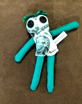 RARE Unique One Single 'GOOD LUCK' Money Voodoo Doll or Birthday ...