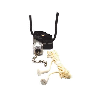 (10)- Leviton On/Off Single Pole 3' Cord Pull Chain Light Switch 052 ...