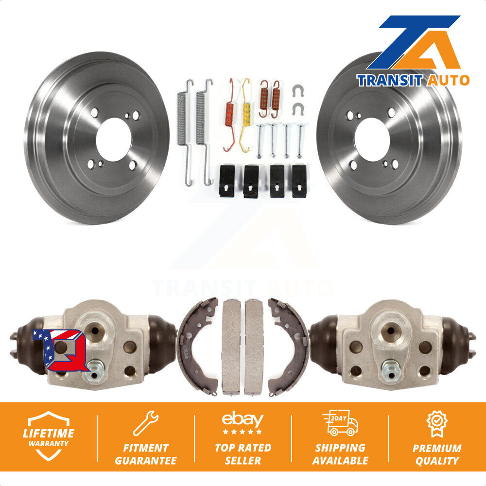 Rear Brake Drum Shoes Spring And Cylinders Kit For 2015-2019 Honda Fit ...
