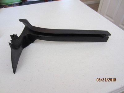 TRANS AM DASH TRIM DOOR POST MOLDING 20190283 1982-1992 BLACK LH DRIVER ...
