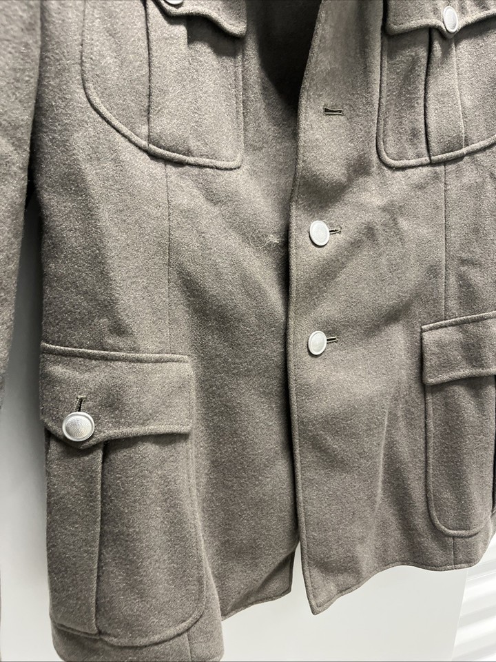 WWII East German DDR GDR M48 Border Guard Officer UNIFORM COAT / JACKET ...