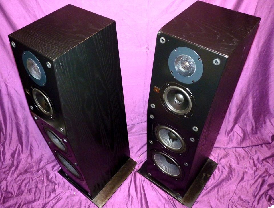 SWEET & CLEAR! JBL LS-5 3-WAY 4-DRIVER TOWER SPEAKERS! | eBay