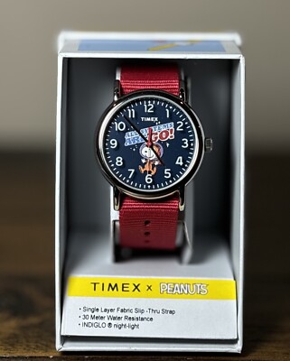 Timex Nasa Space Snoopy Watch TW2T82600 | eBay