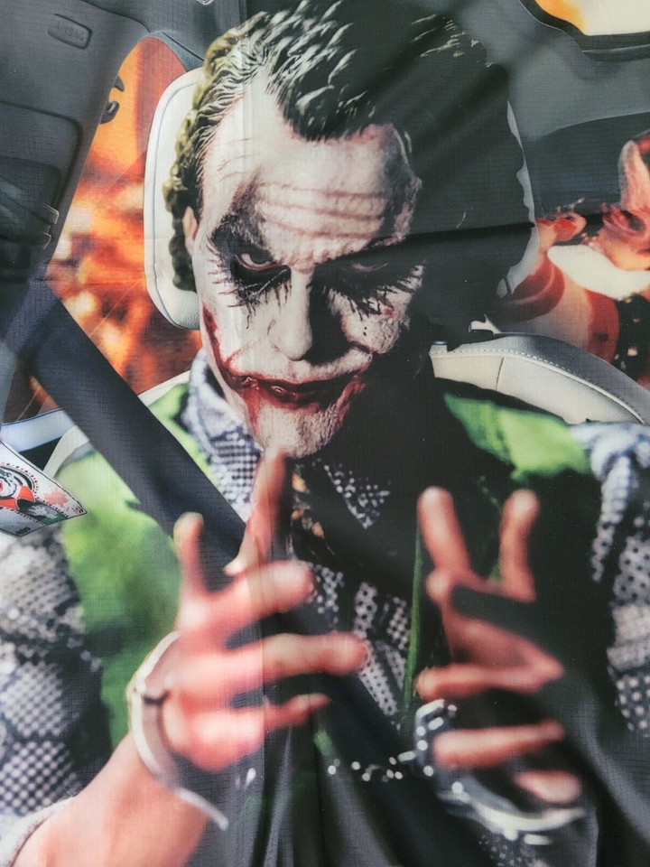 Batman & Joker UV Sun Shade Visor Windshield Universal Accordion Fold ...