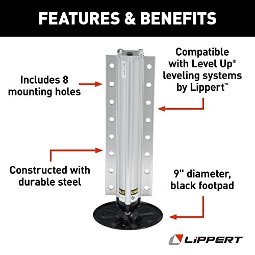 Lippert Aluminum Hydraulic Leveling Jack Assembly 14,000-lb. Weight ...
