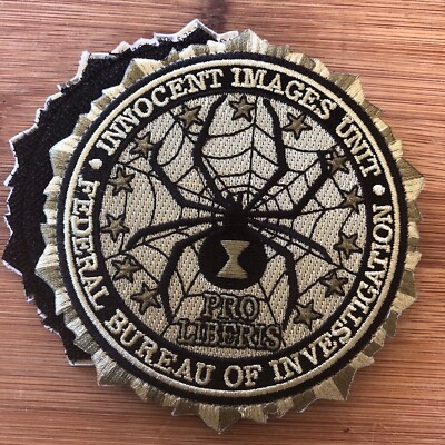 FBI - Innocent Images Unit OD version + V Genuine *Kokopelli Patch* | eBay