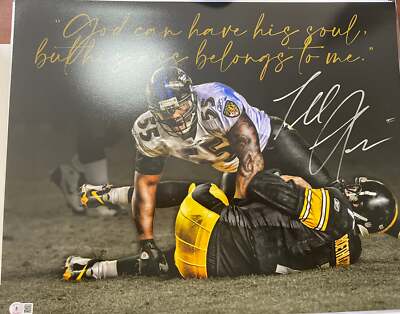 Terrell Suggs Signed 16x20 Photo | eBay