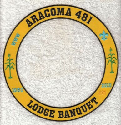 T984 OA BSA Scouts - ARACOMA 481 - BANQUET 2010 LARGE PATCH | eBay