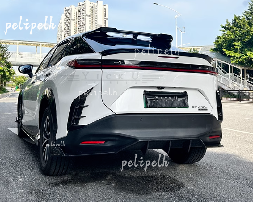 Carbon Fibre Car roof +Tail Trunk Spoiler Lip For Lexus RZ300e RZ450e ...