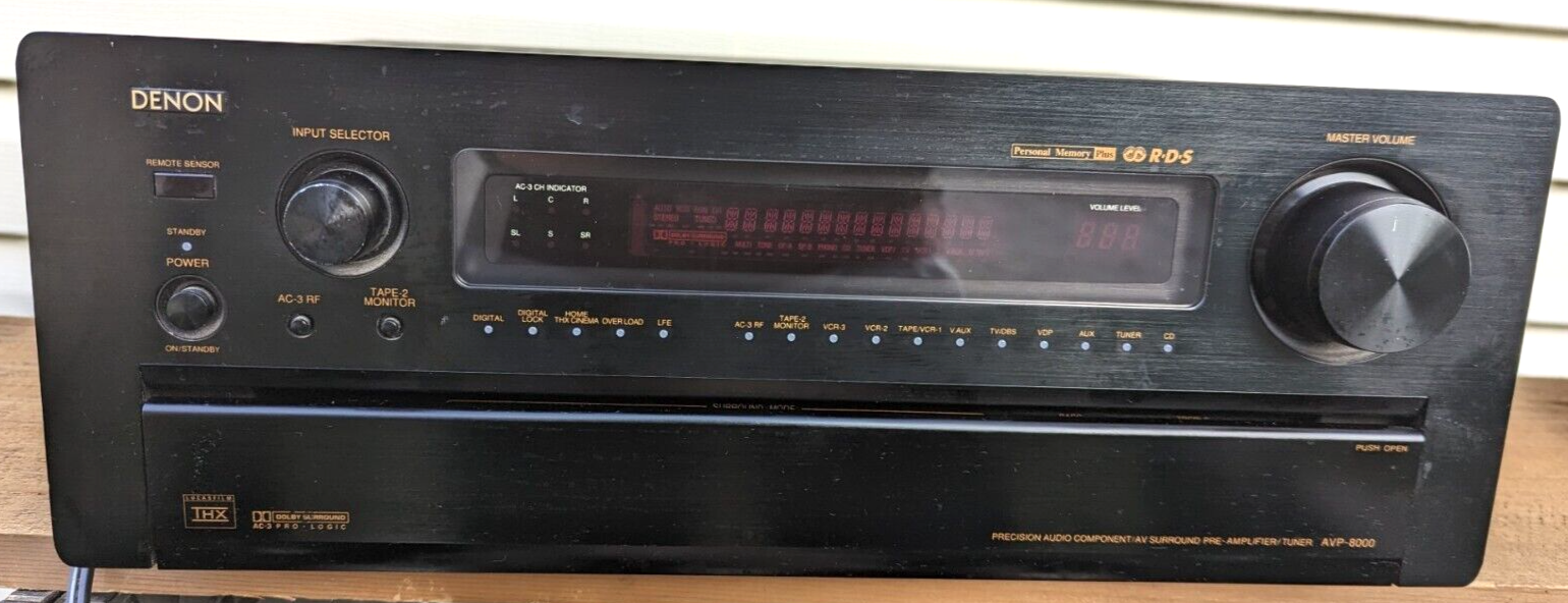 DENON AVP-8000 A/V PREAMPLIFIER with remote, Super Nice! | eBay