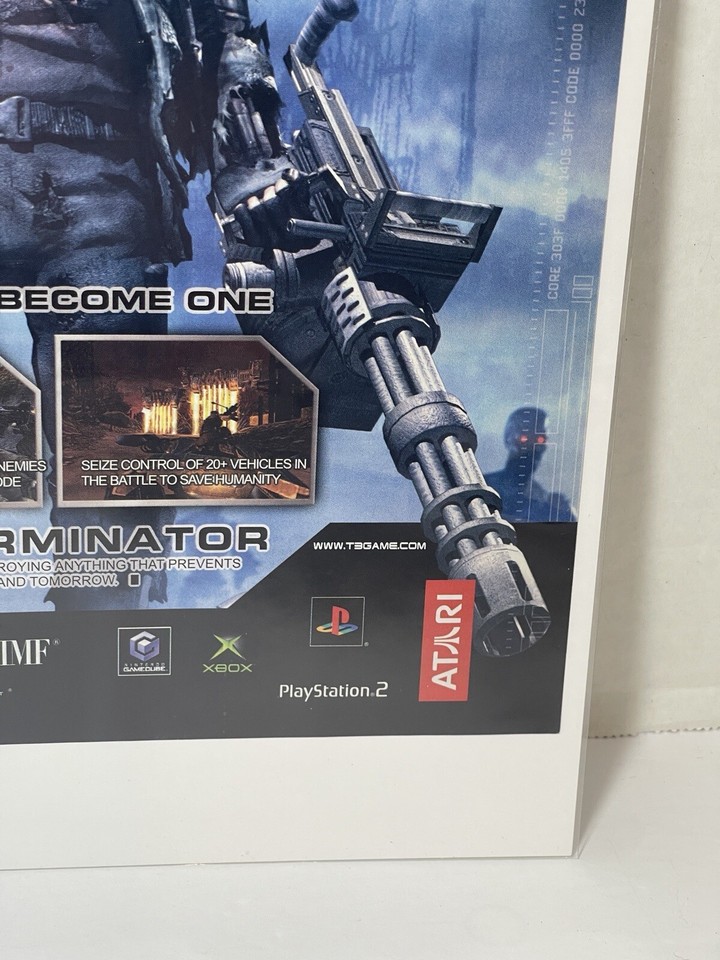 Terminator 3: The Redemption - Vintage Gaming Print Ad / Poster / Wall ...