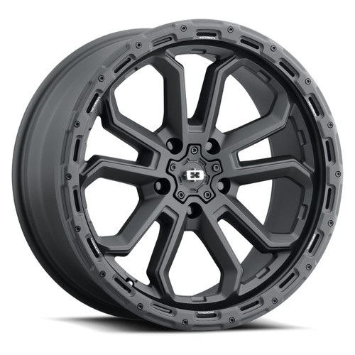 20x9 Vision 405 Korupt 5x5.5/5x139.7 -12 Satin Black Wheels Rims Set(4 ...