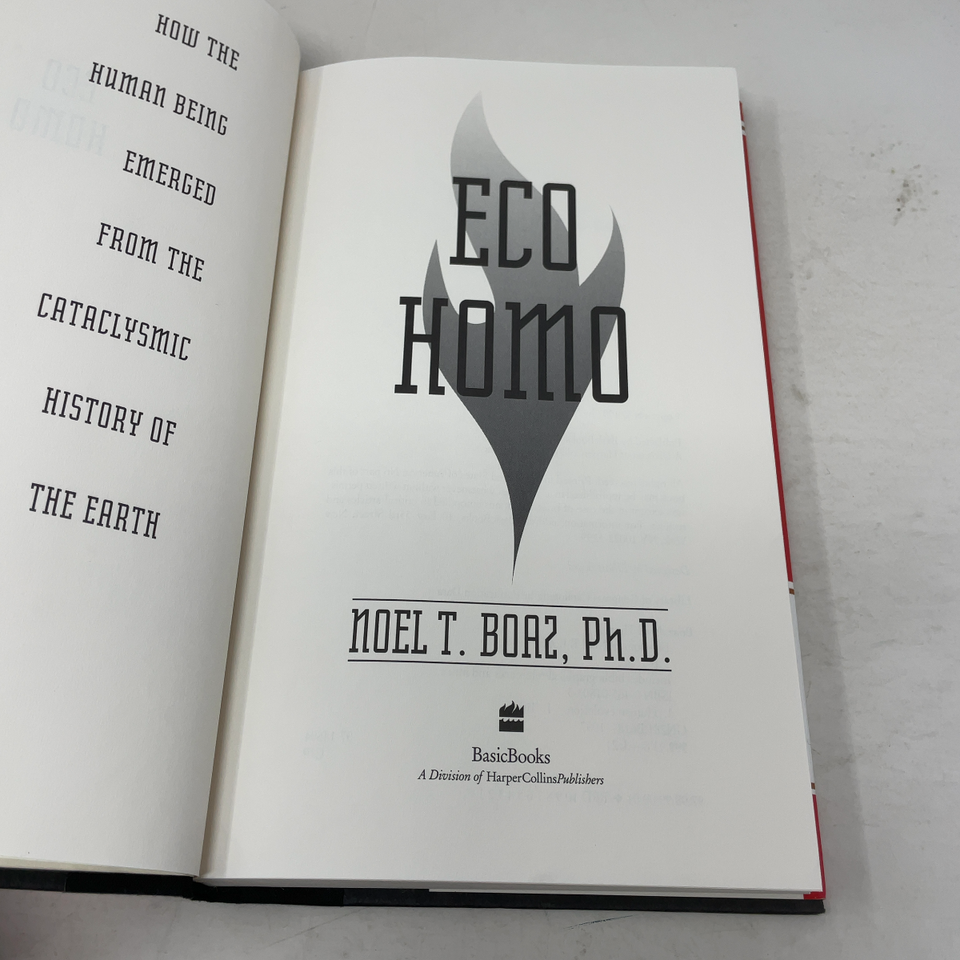 Eco Homo by Noel T. Boaz HC First Edition Like New 1997 | eBay