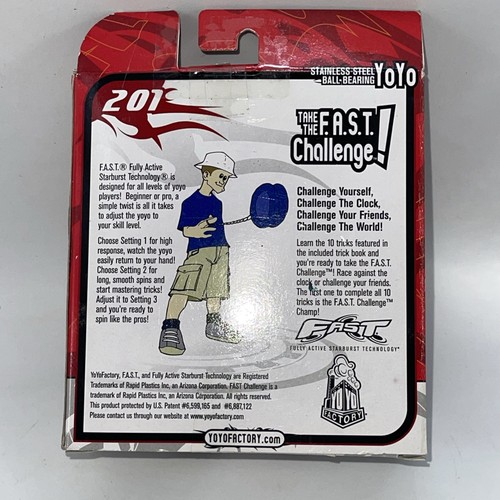 F.A.S.T. 201 Fast Yo Yo Red YoYoFactory w/ spare string included | eBay