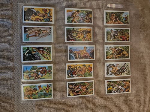 1966 Barratt & Co TARZAN Cigarette CARDS FULL SET of 50 UK England ...