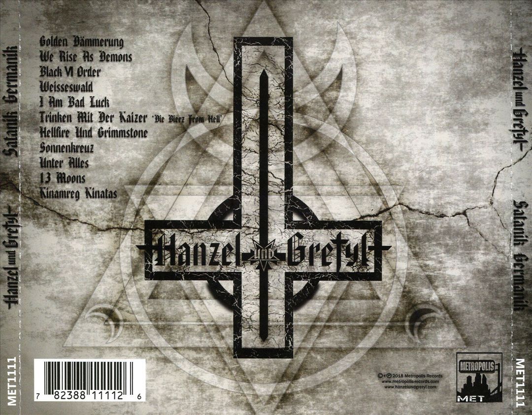 HANZEL UND GRETYL - SATANIK GERMANIK NEW CD 782388111126| eBay