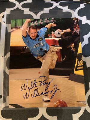 WALTER RAY WILLIAMS JR Signed PBA BOWLING CHAMPIONSHIP 8x10 PHOTO ...