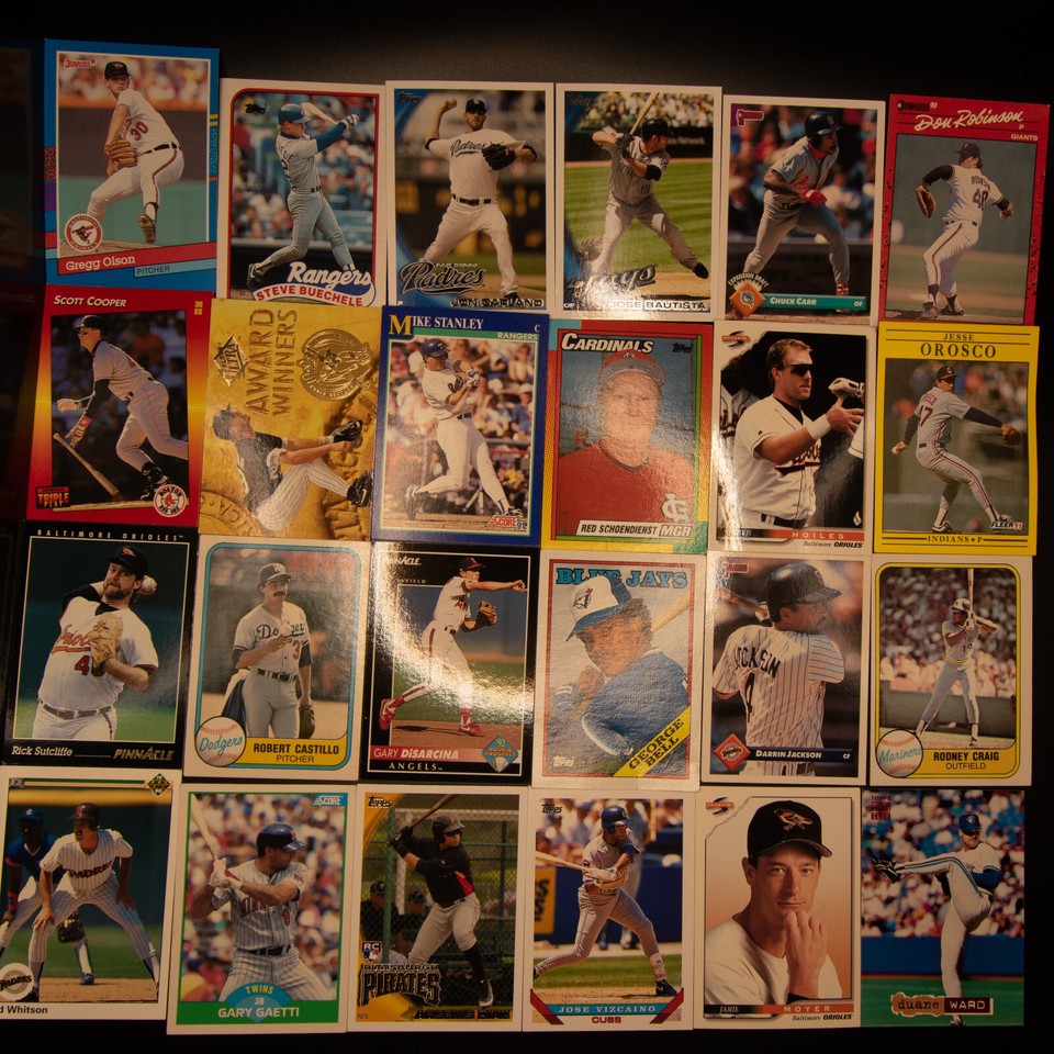 baseball cards (Poor to Good Condition) set of 126 random cards | eBay