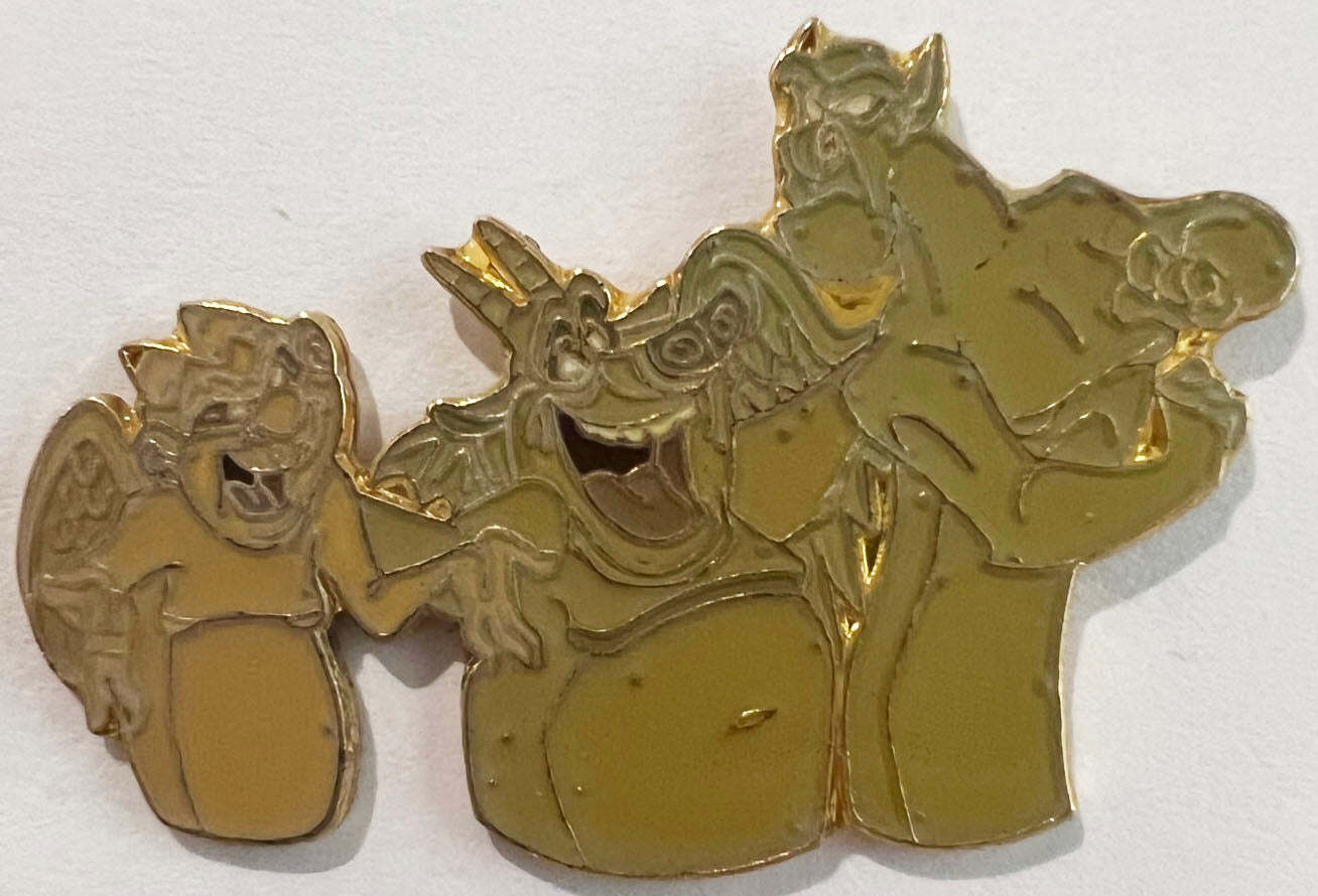 Laverne, Hugo & Victor Three Gargoyles Hunchback of Notre Dame Disney ...