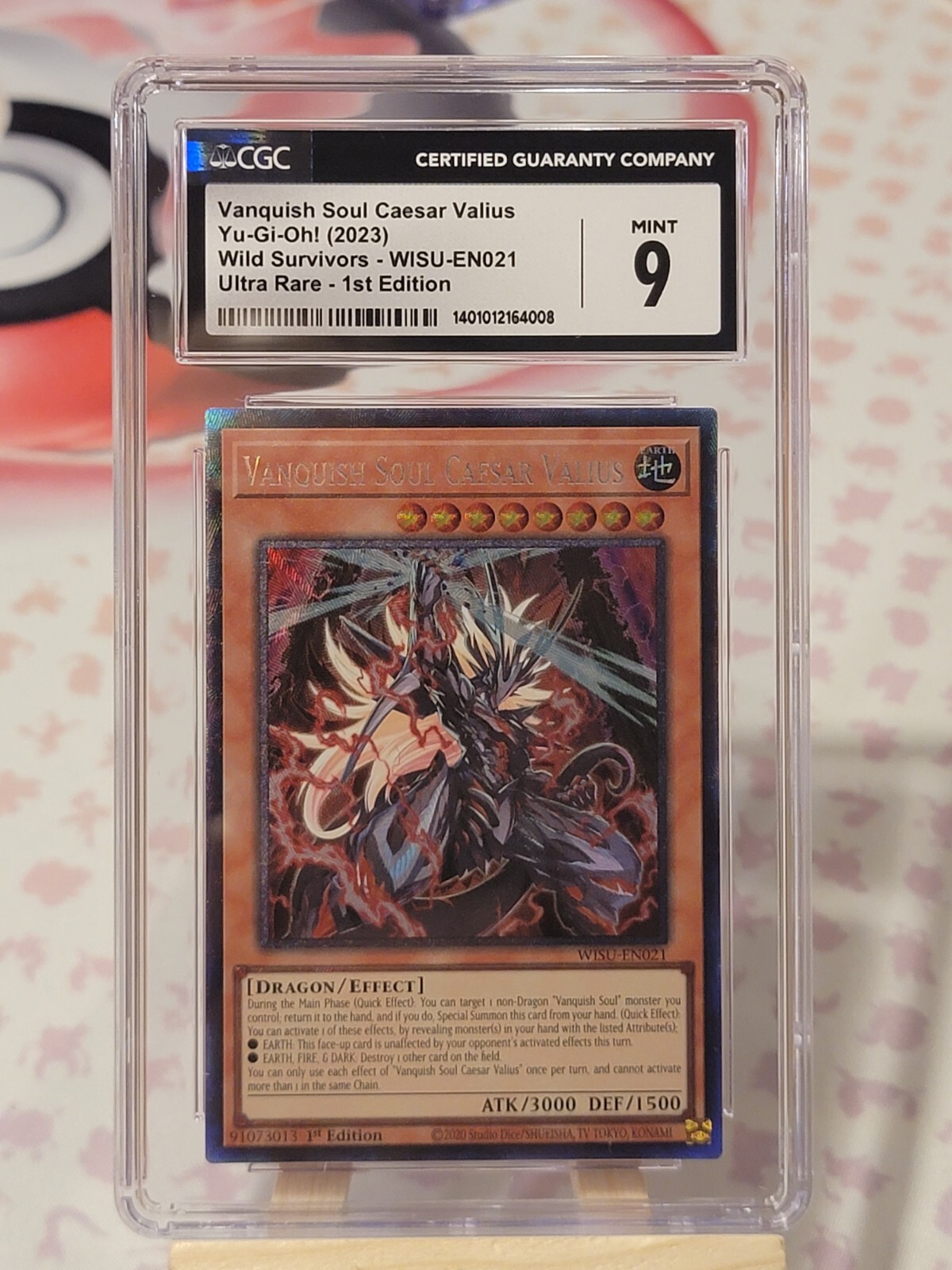 Yu-Gi-Oh Vanquish Soul Caesar Valius WISU-EN021 1st Edition Grade 9 | eBay