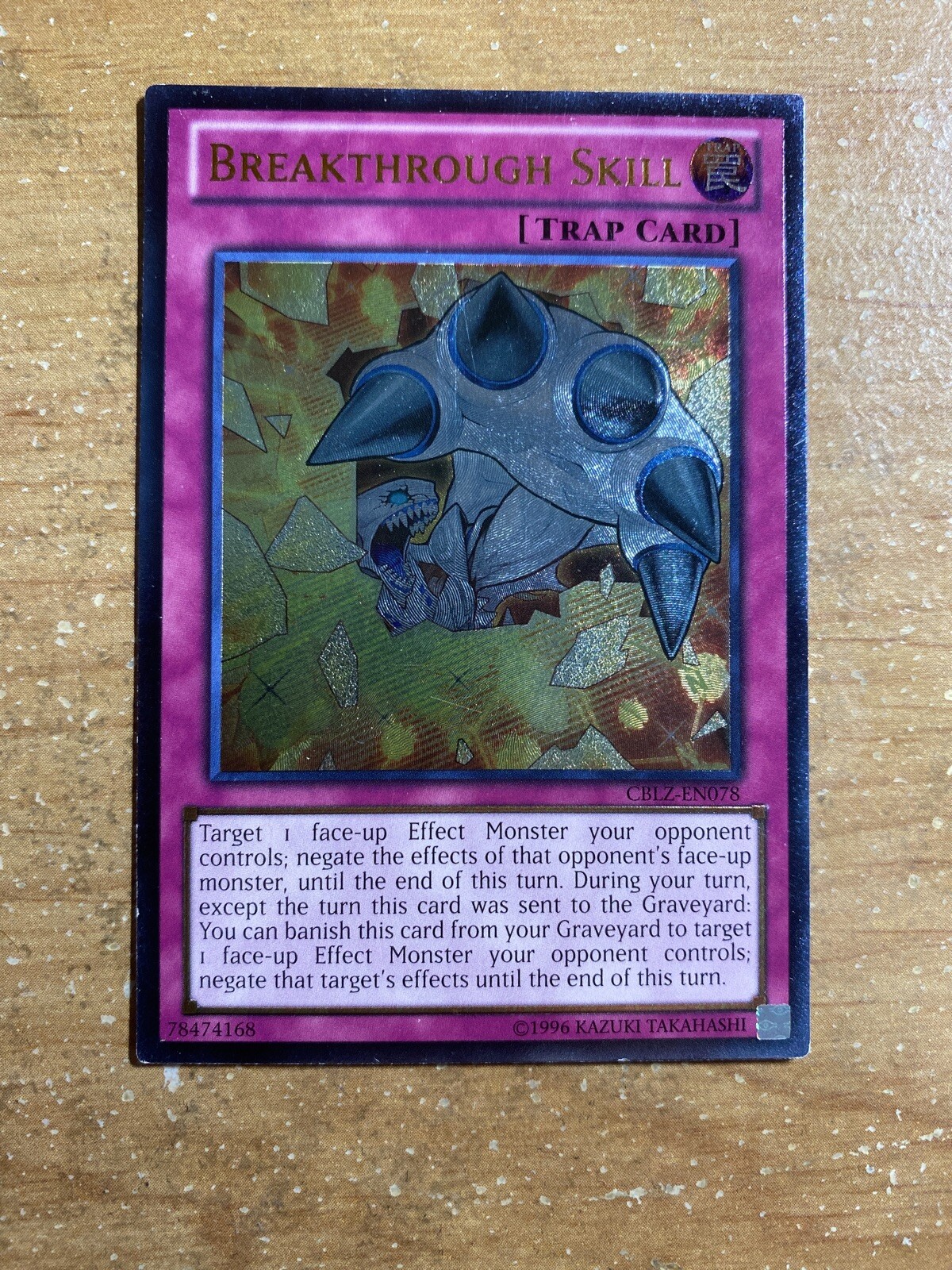 Yugioh Breakthrough Skill CBLZ-EN078 Ultimate Rare NM ~ Fast Shipping ...