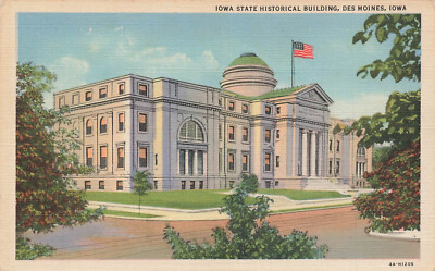 Postcard Iowa State Historical Building Des Moines Iowa | eBay