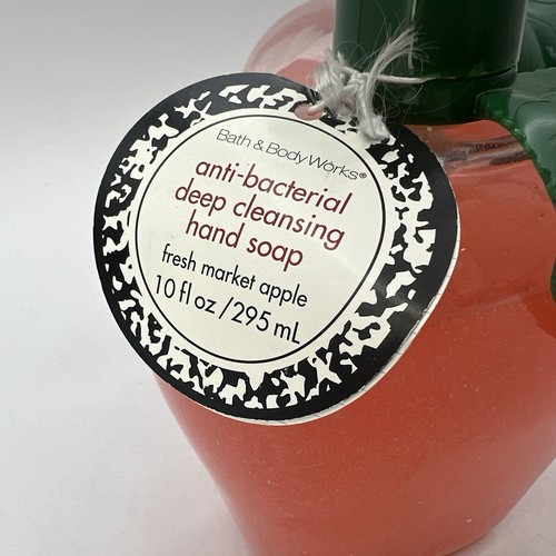2 Bath & Body Works Fresh Market Apple Hand Soap Apple Shaped Bottle ...