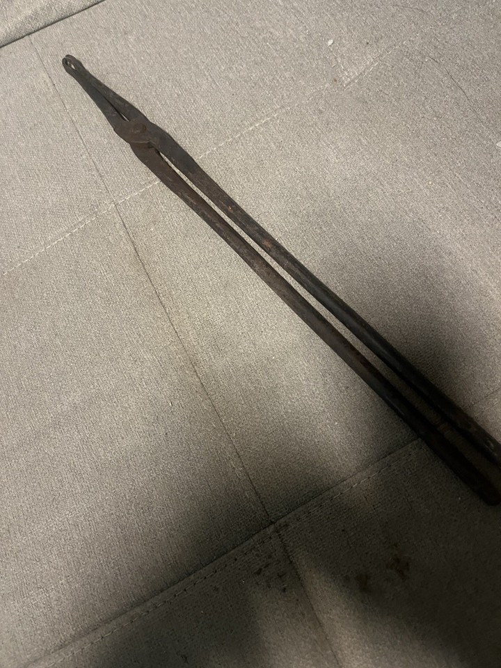 Antique Vintage Blacksmith Iron Forged Tongs Collectible Hand Tool ...