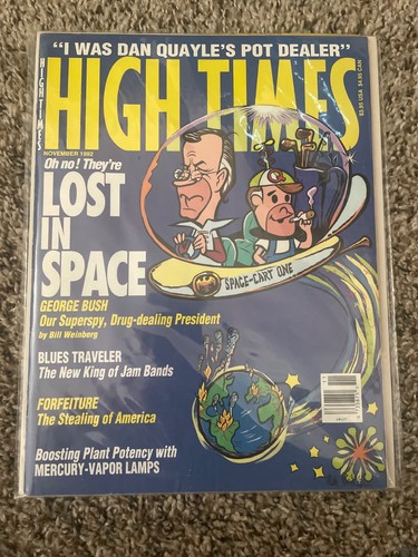 1992 November High Times Magazine George Bush Dan Quayle Brett ...