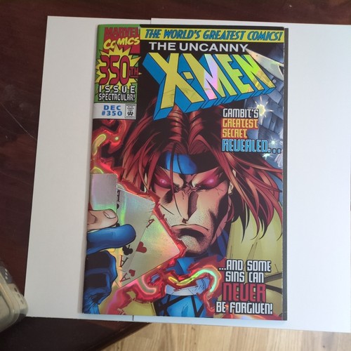 UNCANNY X-MEN #350 (Marvel Comics 1997) Gambit FOIL Cover | eBay