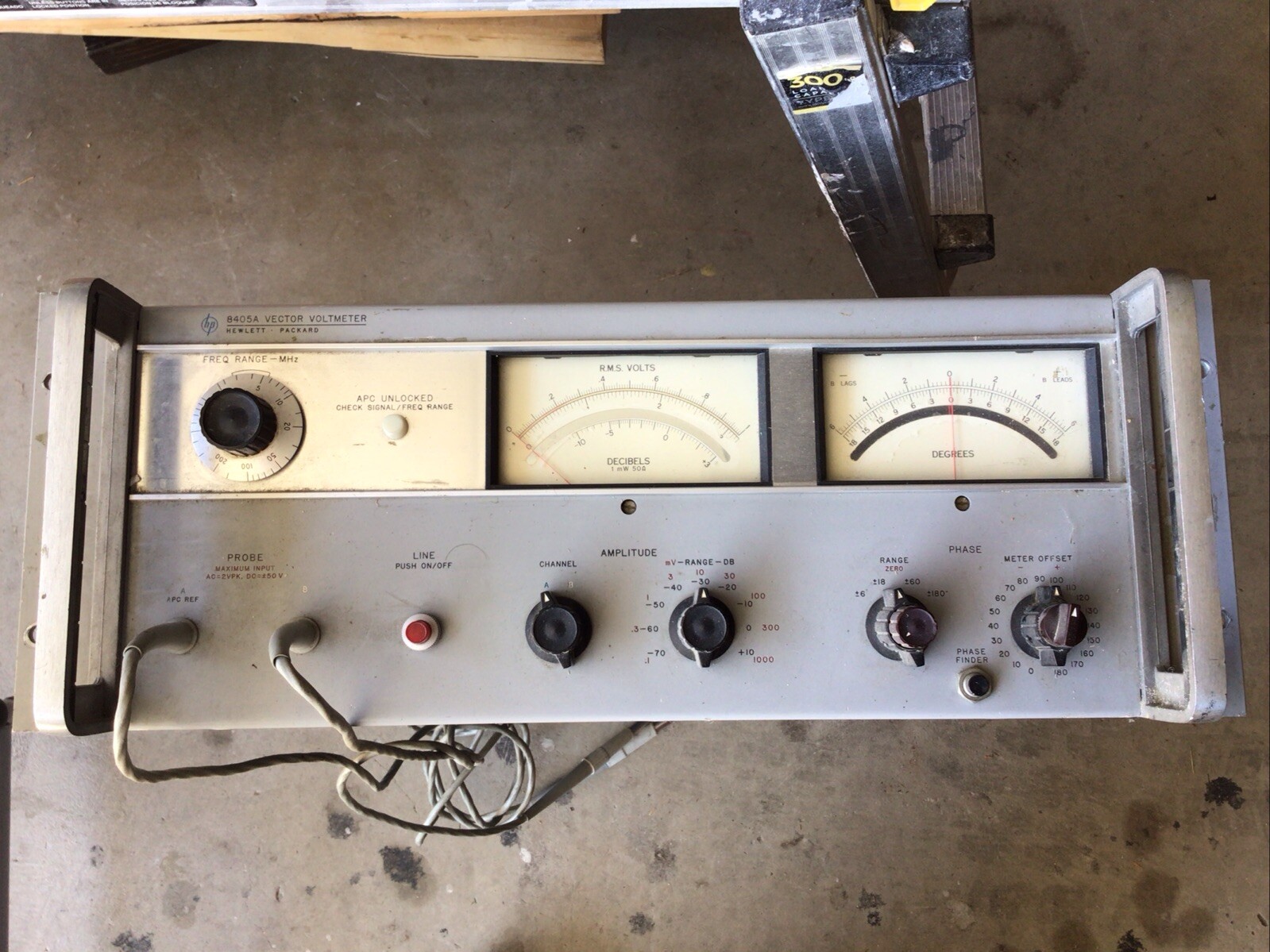 HP Agilent 8405A Vector Voltmeter 1 to 1000mhz for sale online | eBay